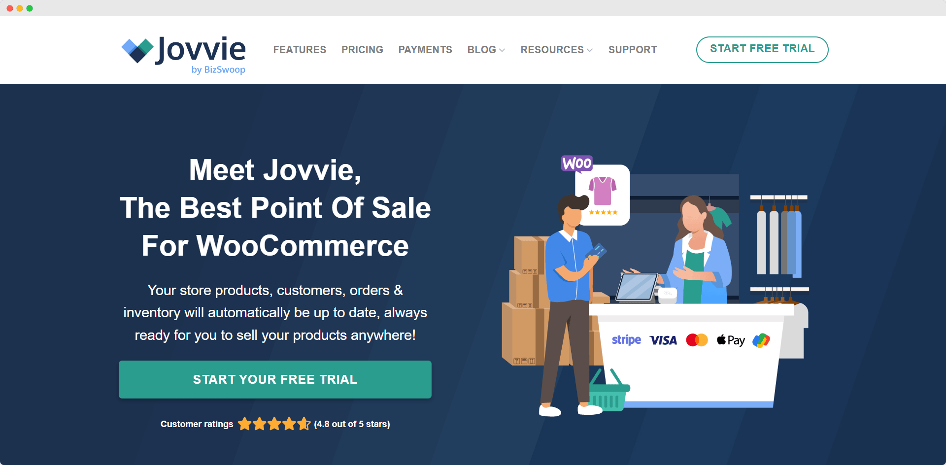 6 Best POS Systems for Clothing Stores - Jovvie Point of Sale & In ...